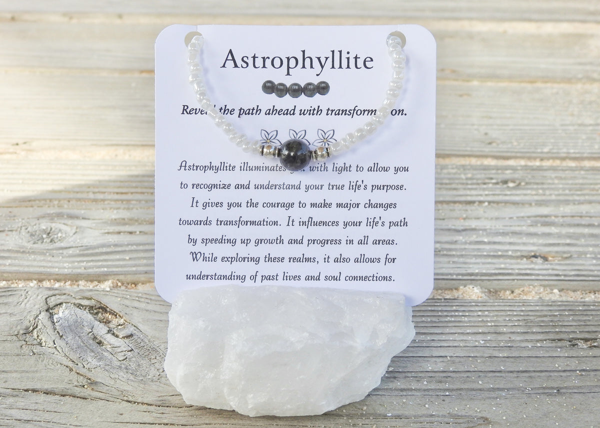 Astrophyllite Bracelet- For Discovering Life Purpose & Shadow Work ...
